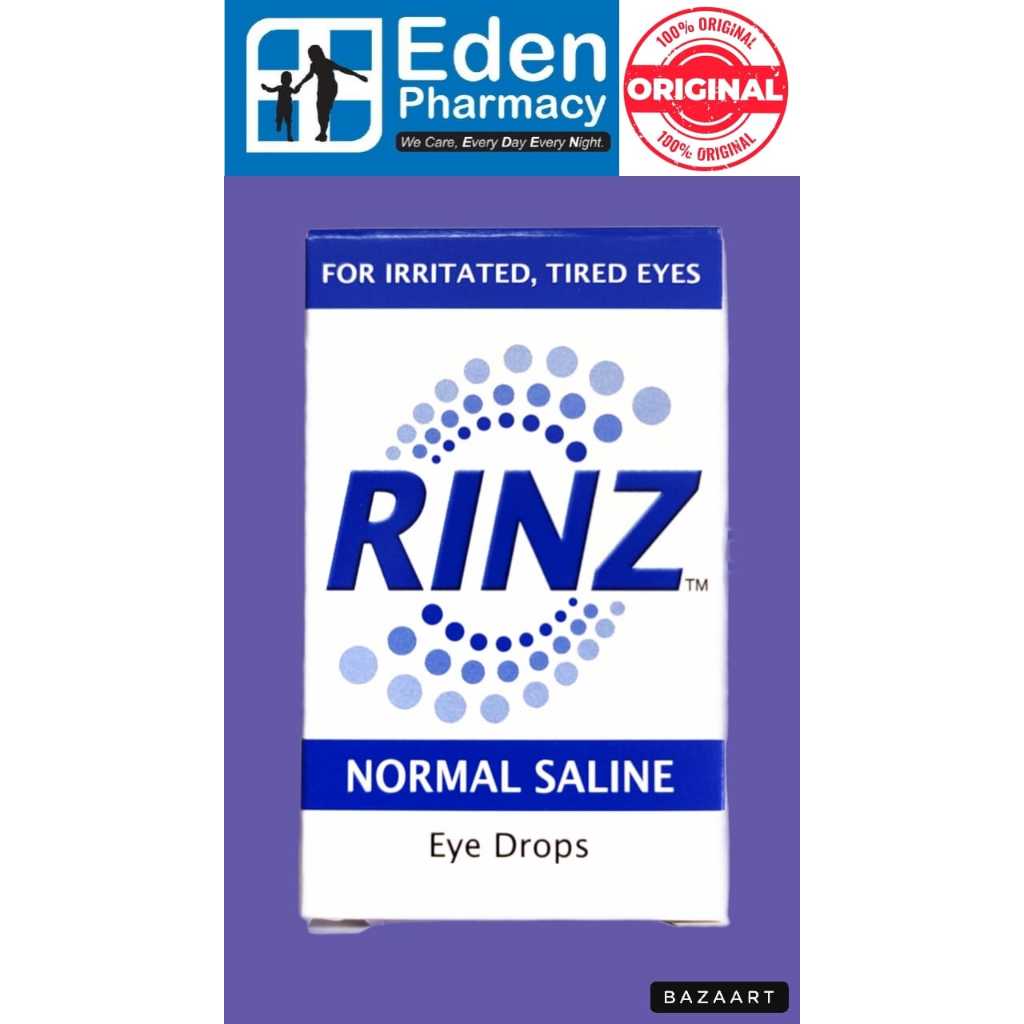 Rinz Normal Saline Eye Drops ( 5ml ) | Shopee Malaysia