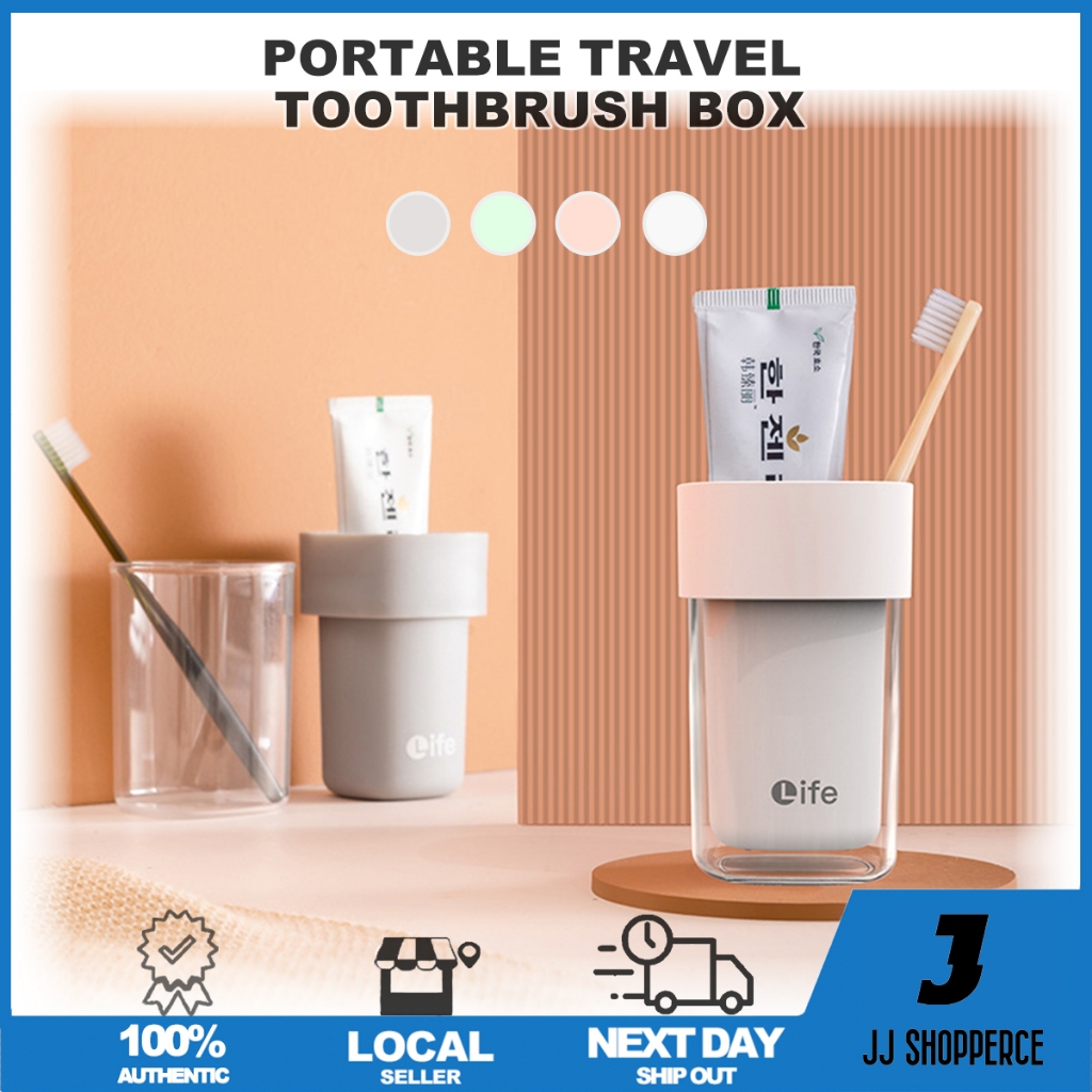 [MY] Portable Travel Toothbrush Box/ Toothbrush Storage Organizer ...