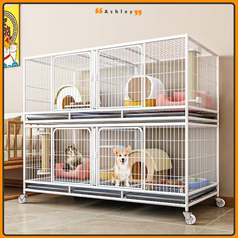 Sangkar Kucing Besar Murah Movable Cat Cage With Partition Large ...