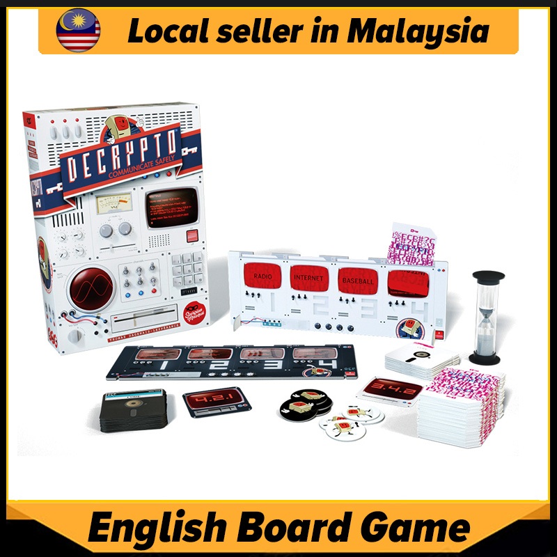 Decrypto Communicate Safely Board Game Deduction Party Game | Shopee Malaysia
