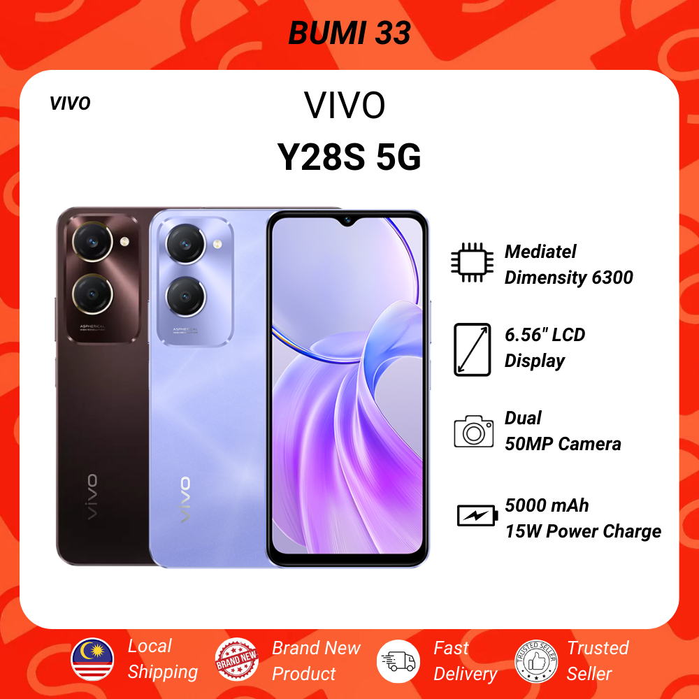 [PROMO] Vivo Y28s 5G (6GB+128GB) Original Vivo Malaysia Set | Shopee ...