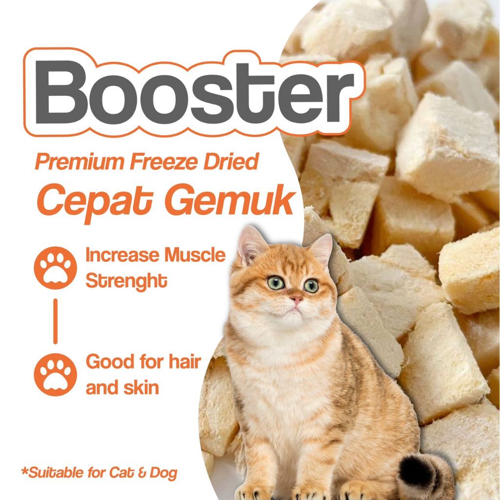 LGD PETS Booster Freeze Dried Chicken Cubes (500g) | Shopee Malaysia