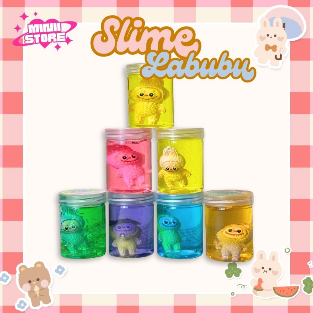 Crystal Mud Slime Labubu | Shopee Malaysia