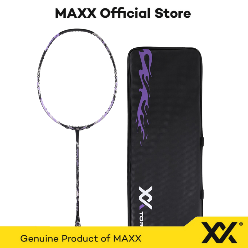 MAXX Badminton Racket - TORNADO RAVEN (FREE String + Grip ) | Shopee ...