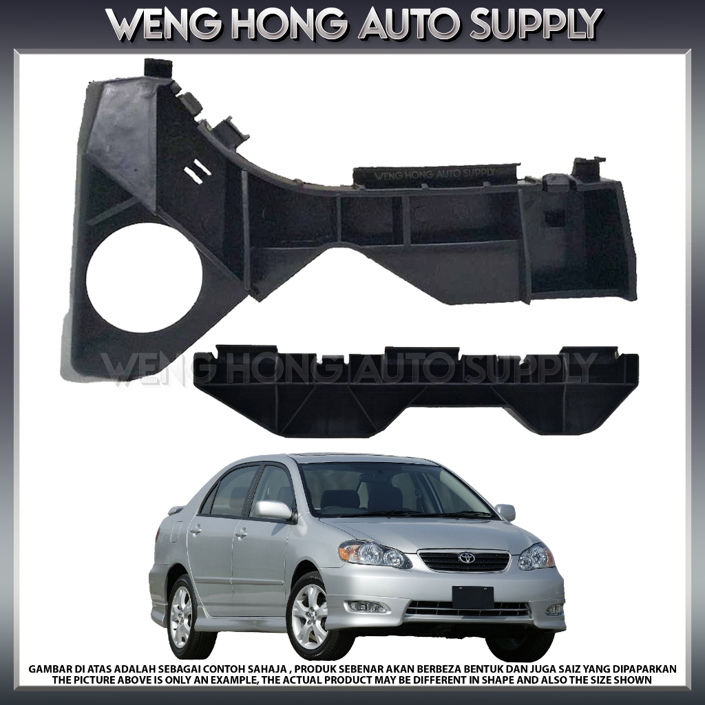 Toyota Corolla Altis E120 ZZE121 ZZE122 Front / Rear Bumper Bracket ...