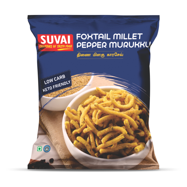 Suvai Foxtail Millet Pepper Murukku (200g) | Shopee Malaysia