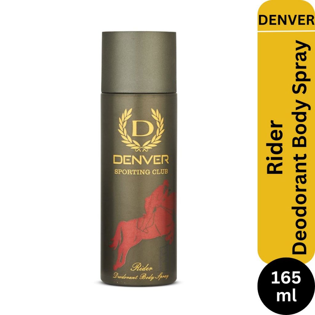 DENVER Rider Deo Body Spray 165ml ( SPORTING CLUB SERIES ) Gray Body ...
