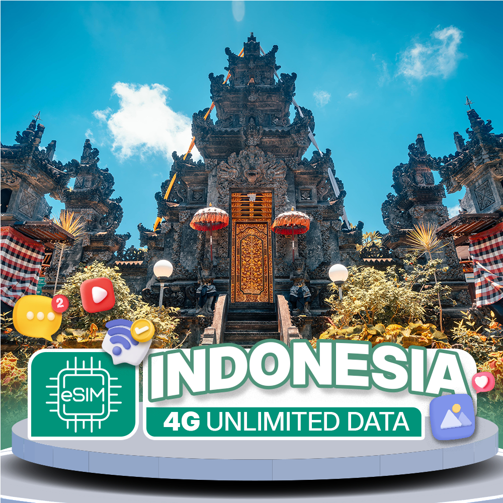 Indonesia Travel Sim Card Best Price 4G High Speed Unlimited Data ...
