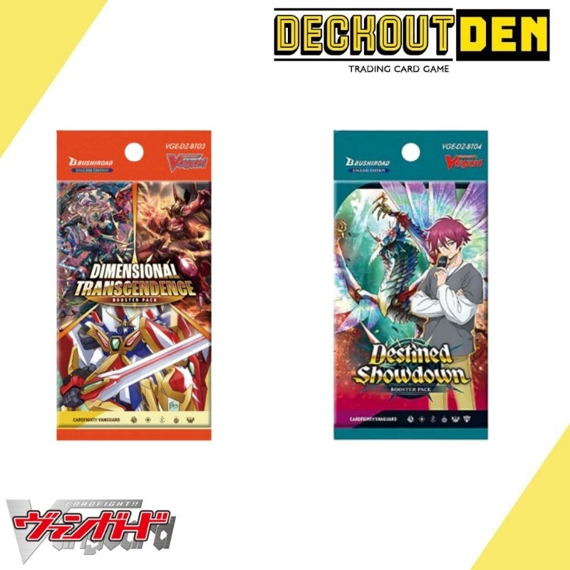 Cardfight Vanguard English Booster Pack ( DZBT03 / DZBT04 ) | Shopee ...