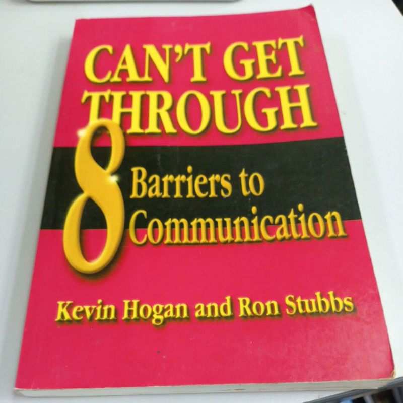 cant get through - 8 barriers to communication | Shopee Malaysia