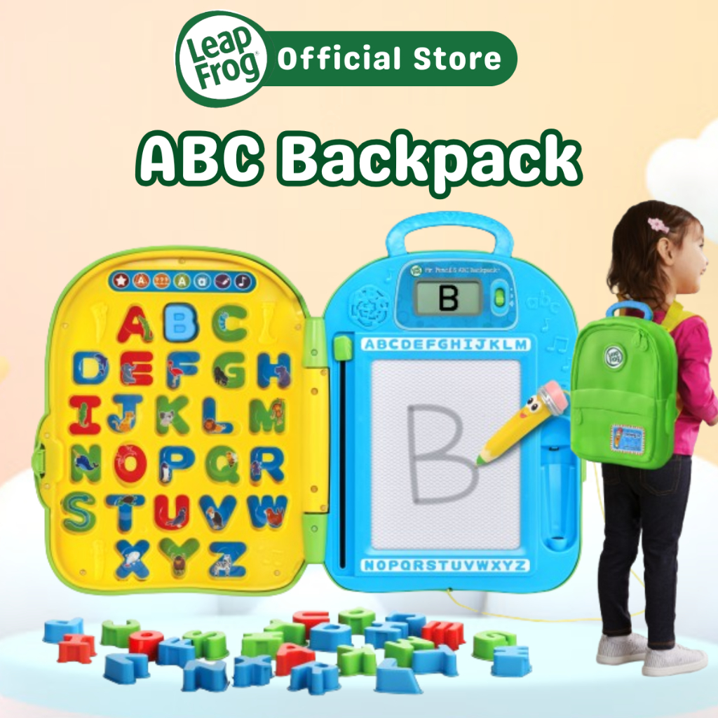 LeapFrog Mr Pencil's ABC Backpack Toy Trace and Learn Alphabets Drawing ...