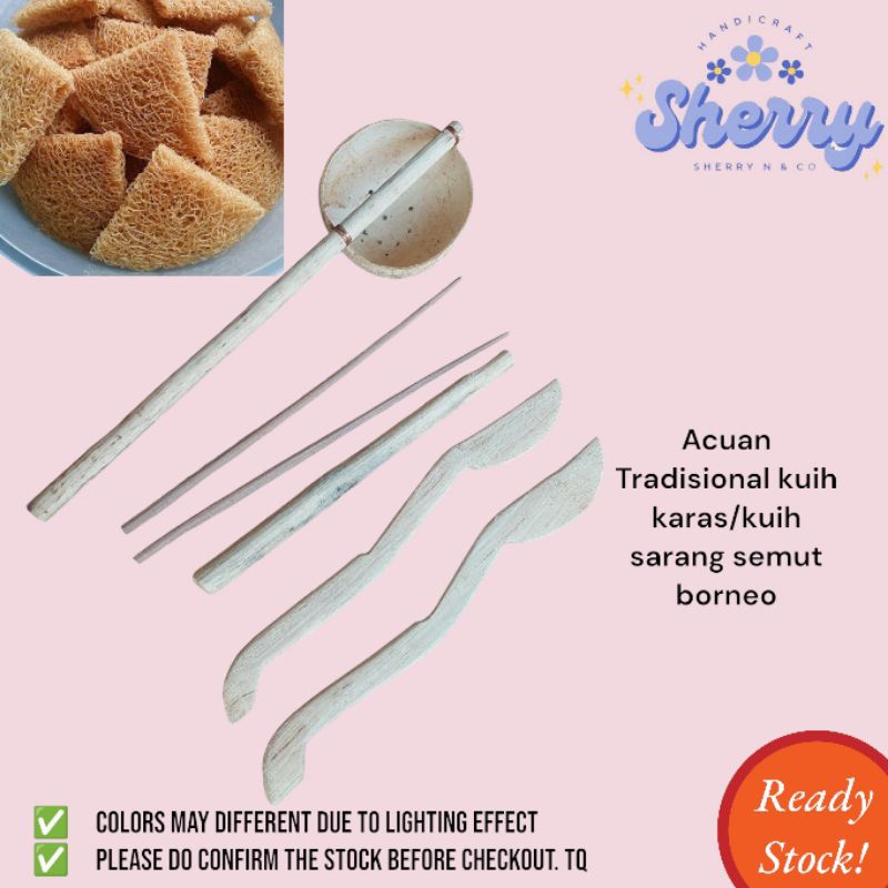 Acuan Kayu Tradisional kuih karas kuih sarang semut borneo Sarawak ...