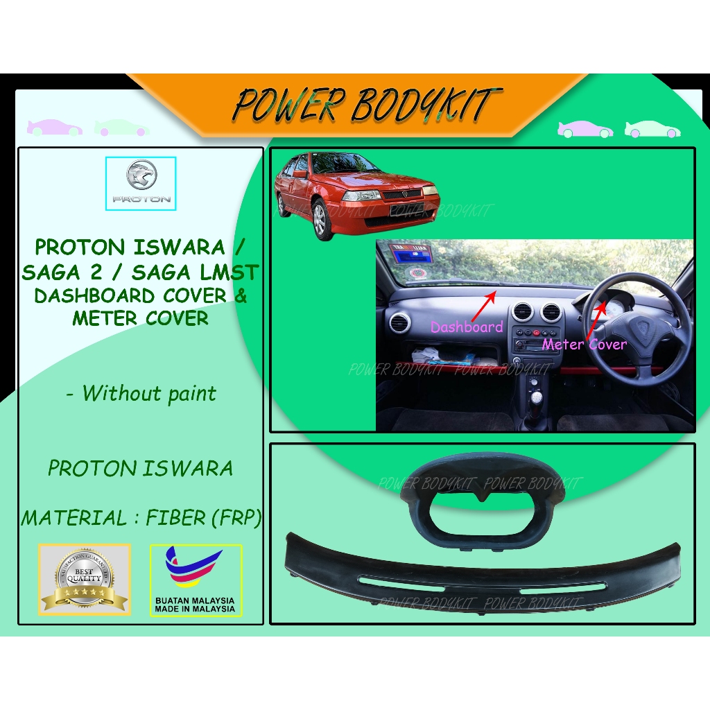 Proton Iswara / Proton Saga 2 / Proton Saga LMST Dashboard Cover ...