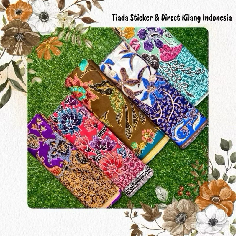 [Borong 5 Helai] Kain Batik Halus Sri Terengganu Batik Lukis Jawa Batik ...