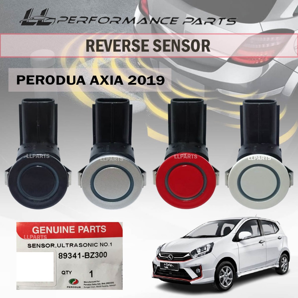 Original Perodua Axia 2019 Rear Sensor Parking Sensor Reverse Bumper ...