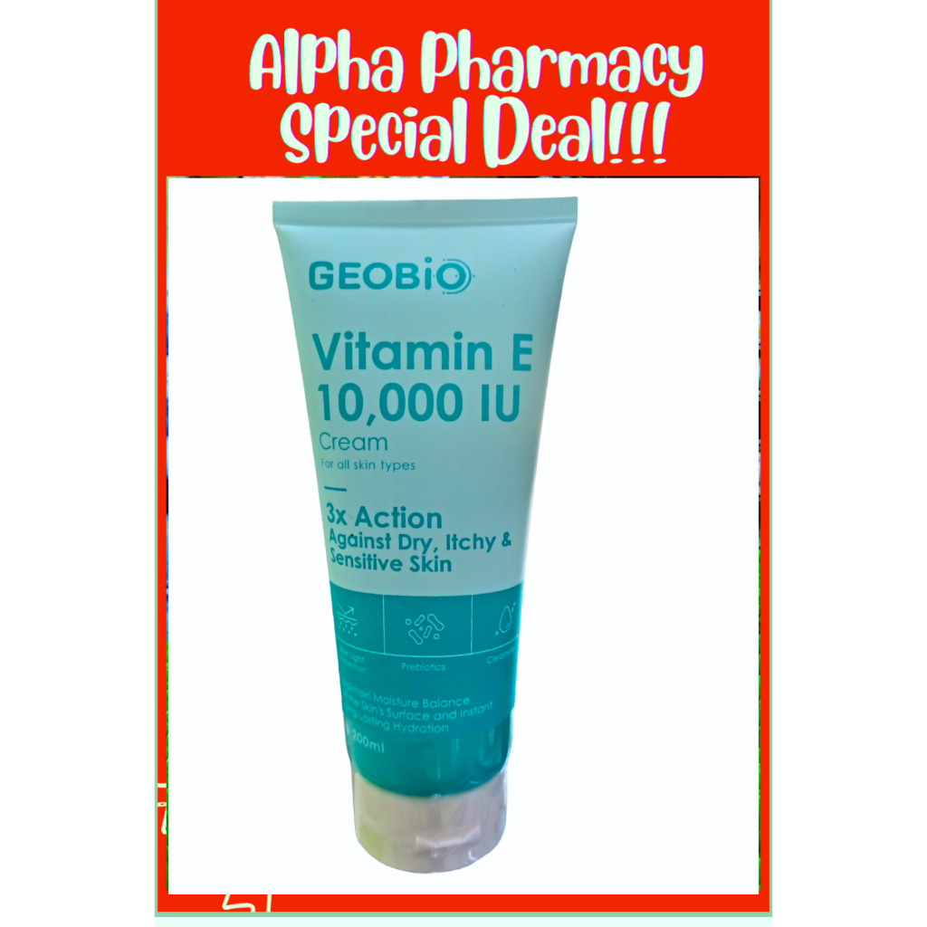 GeoBio Vitamin E Cream 100ml | 200ml | ready stock | Shopee Malaysia