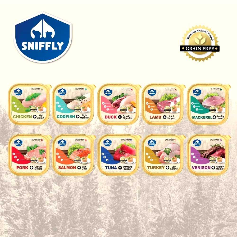 Ready Stock SNIFFLY Dog Wet Food for All Breeds 100g | Shopee Malaysia