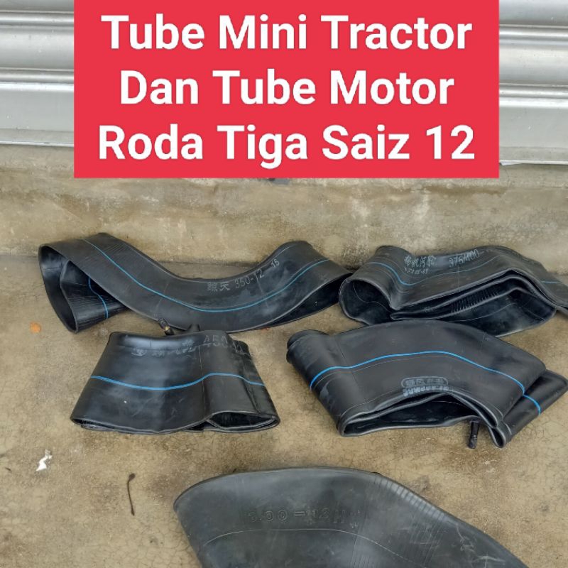Tube Mini Tractor Dan Tube Motor Roda Tiga Saiz 12 Inci | Shopee Malaysia