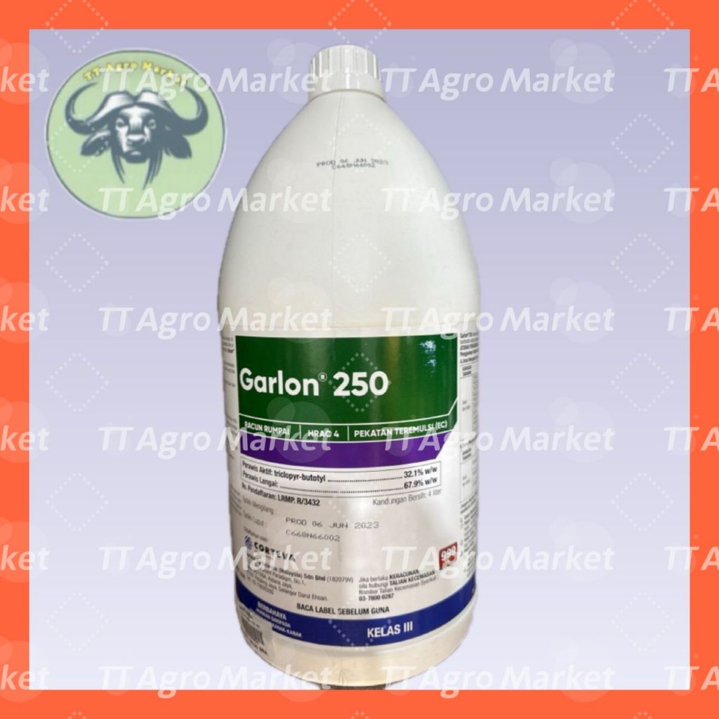 Garlon 250 4L 32.1% Racun Rumput/ Herbicide/ 除草剂（杀树药水）（Racun Serap ...
