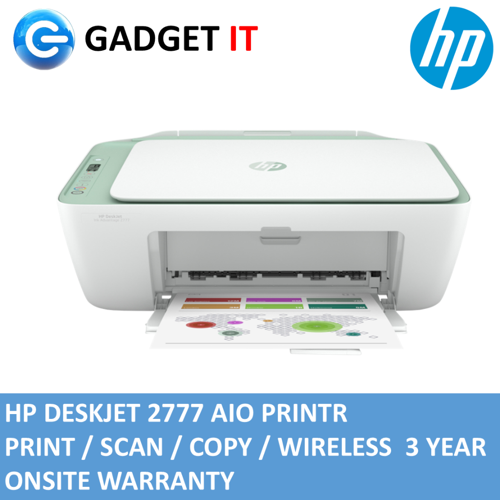 HP DeskJet Ink Advantage 2776 / 2777 / 2875 (NEW) All-in-One COLOUR PRINTER (PRINT,SCAN,COPY ...