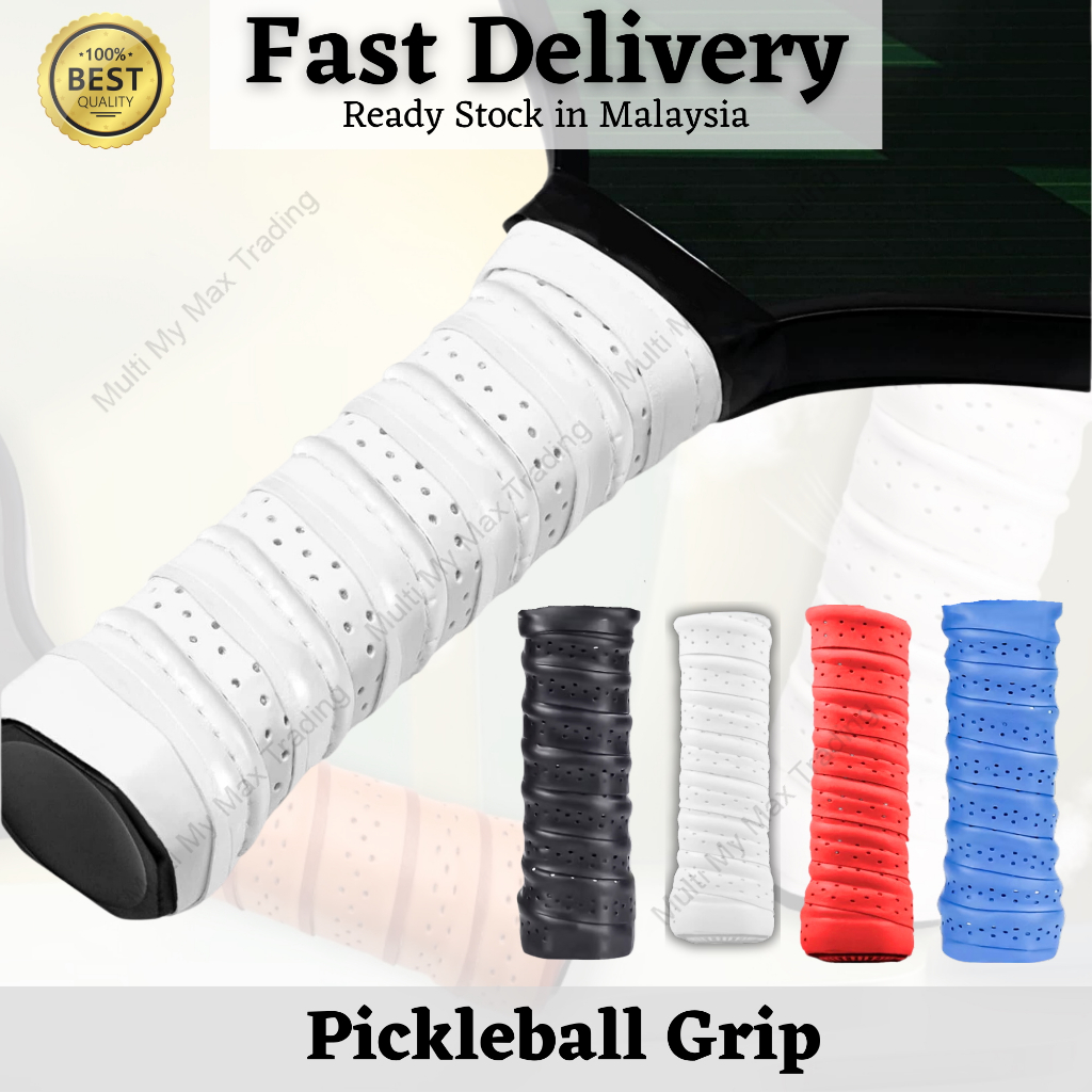 Pickleball Grip Tape Breathable Silicone Premium Pickleball Paddle ...