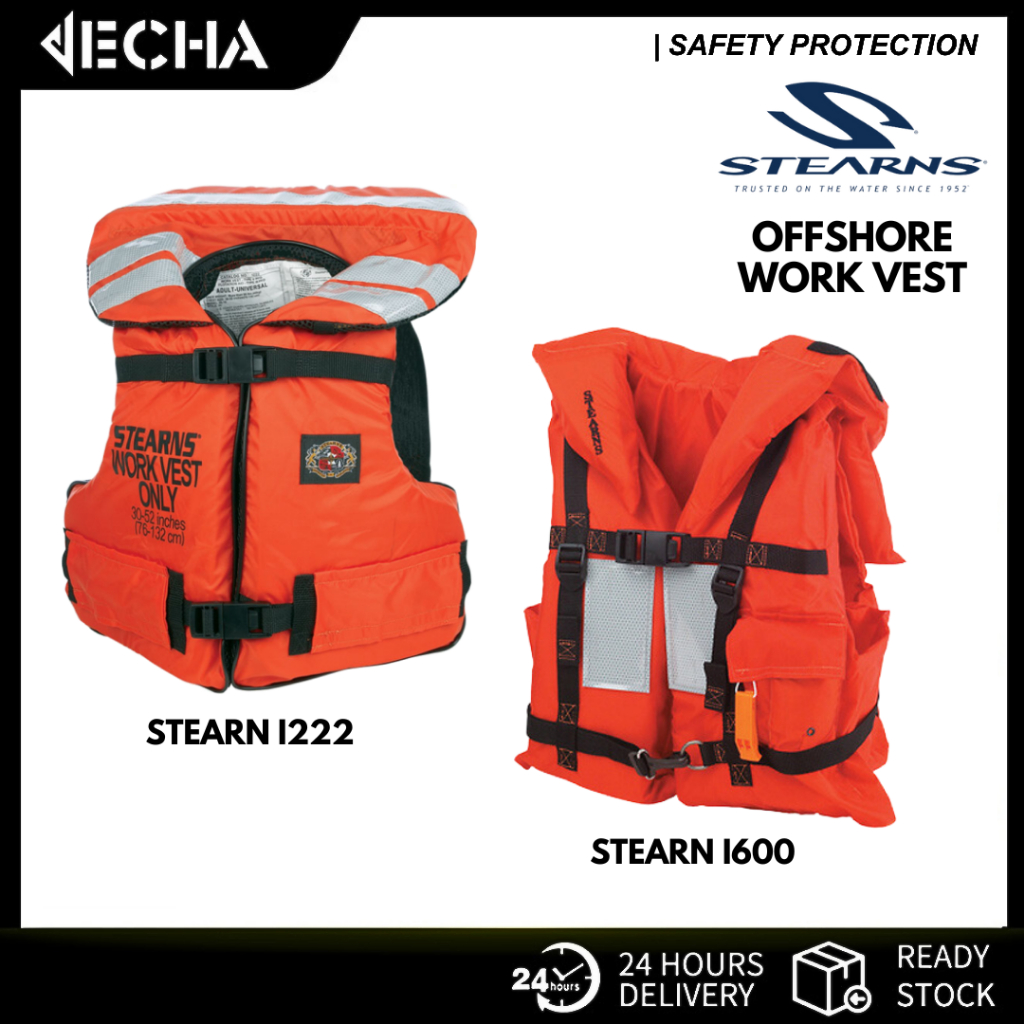 STEARNS MARINE WORK VEST STEARNS I222 / STEARNS I600 OFFSHORE WORK VEST ...