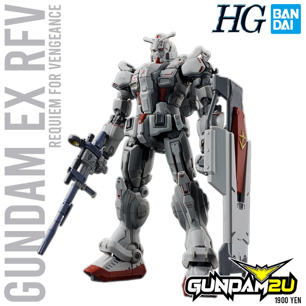 BANDAI HG 1/144 Gundam EX RFV - High Grade HGRFV 255 Gundam Requiem for ...