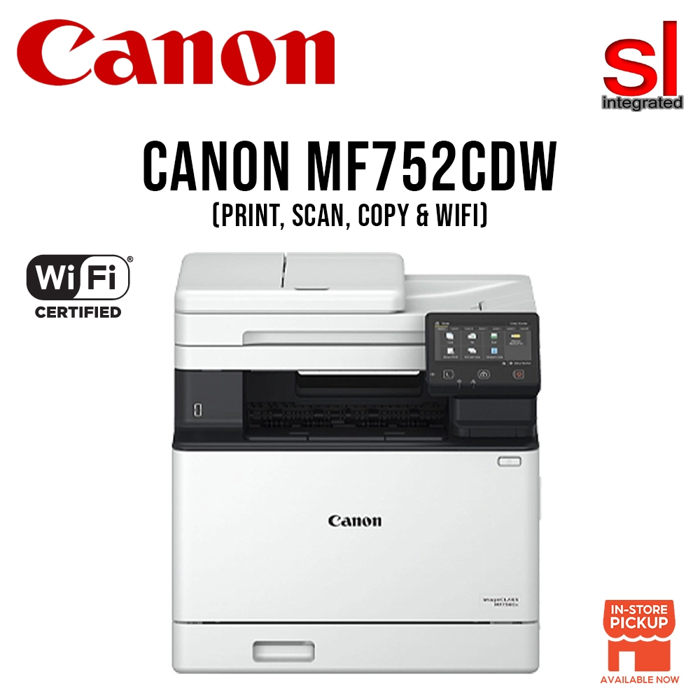 Canon imageCLASS MF752CDW COLOR LASER PRINTER (Print,Scan,Copy ...