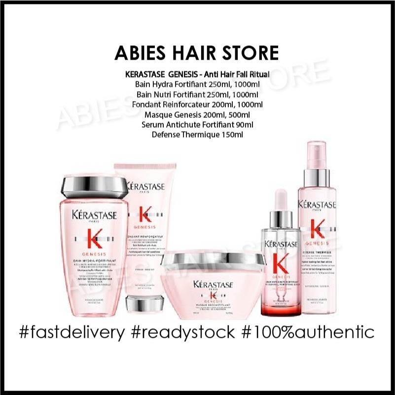 Kerastase Genesis Bain Hydra Fortifiant Shampoo, Bain Nutri Fortifiant ...