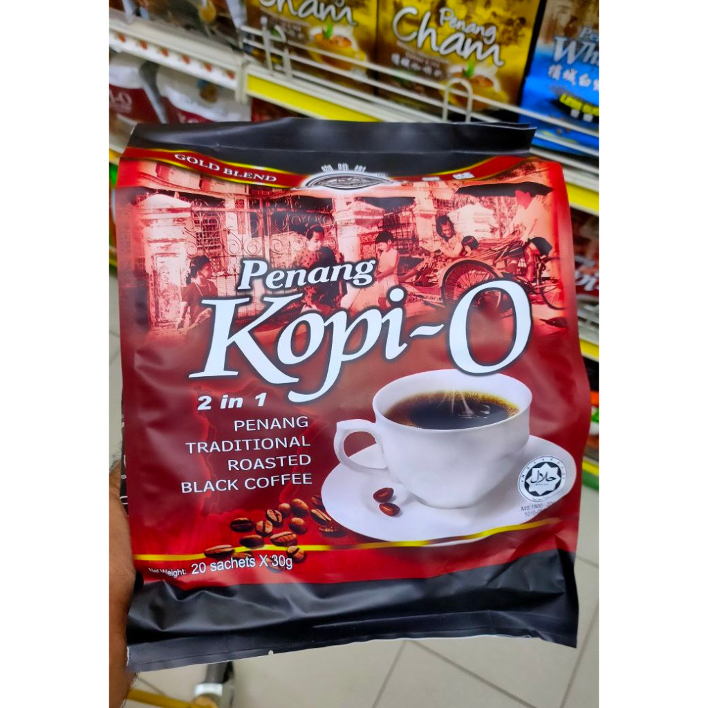 Coffee Tree Penang Kopi-O 2 in 1 Penang Traditional Roasted Black ...