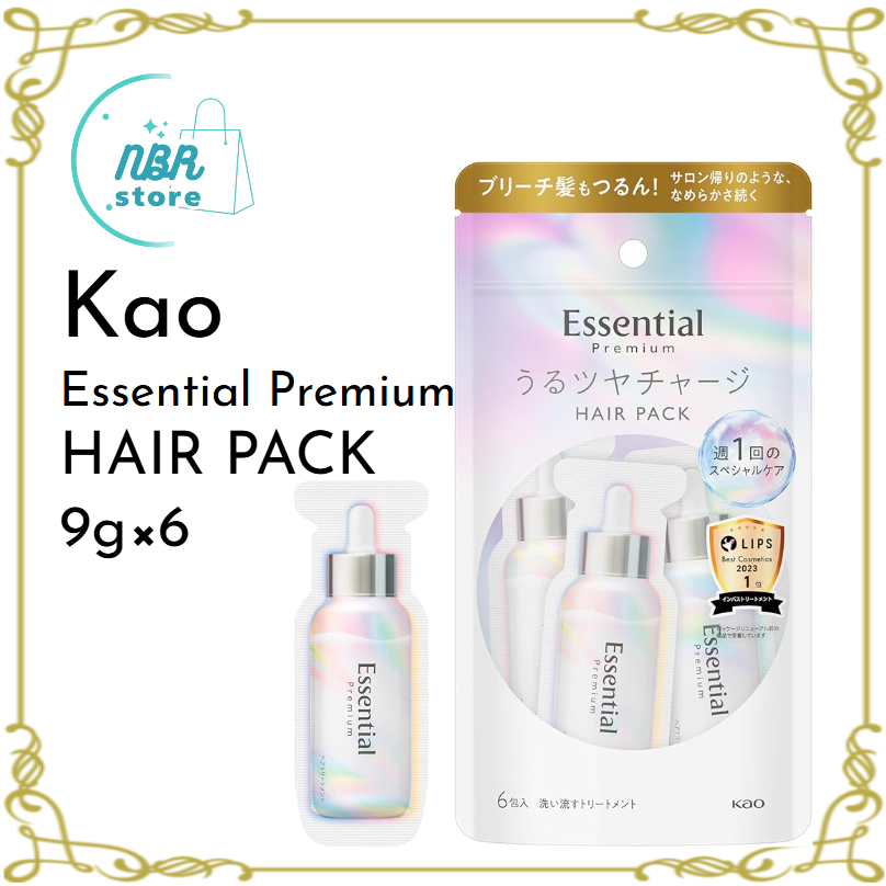 kao Essential Premium HAIR PACK 9g×6 | Shopee Malaysia