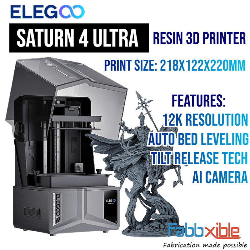 Elegoo Saturn 4 Ultra Tilt Release Technology 16k Resin 3D Printer | Shopee Malaysia