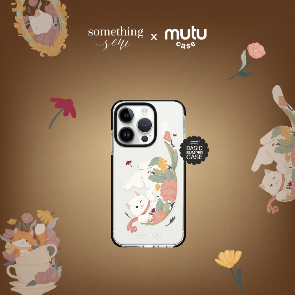 Blossom - Something Seni x Mutu Case (Powered by Basic Bumper) Compatible with iP16PROMAX ...