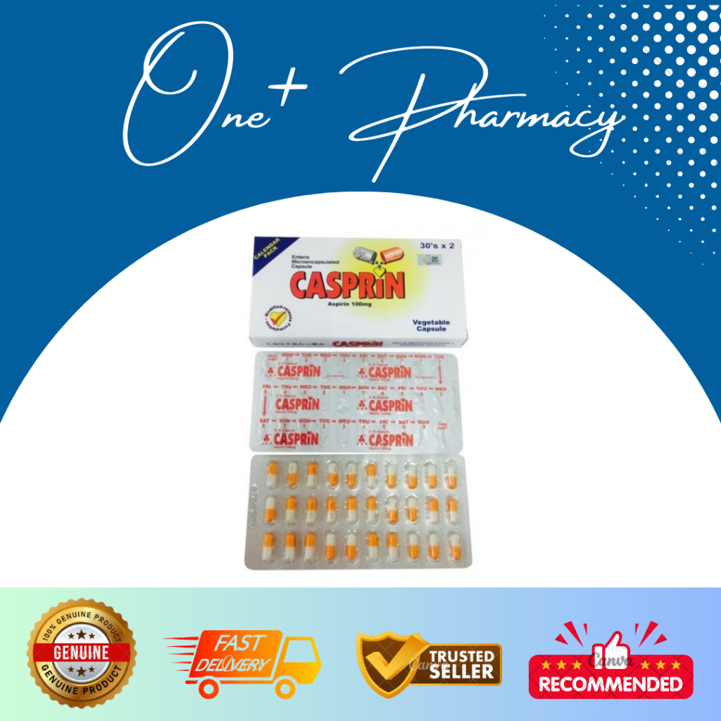 Casprin capsule 100mg (30Tablets) | Shopee Malaysia