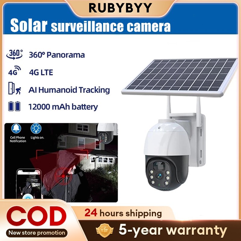 Solar Outdoor Camera V360 Pro Monitor Camera Solar 8MP CCTV WIFI 4G ...