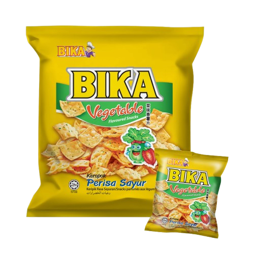 BIKA Vegetable Flavoured Snacks (Family Pack ) | Shopee Malaysia
