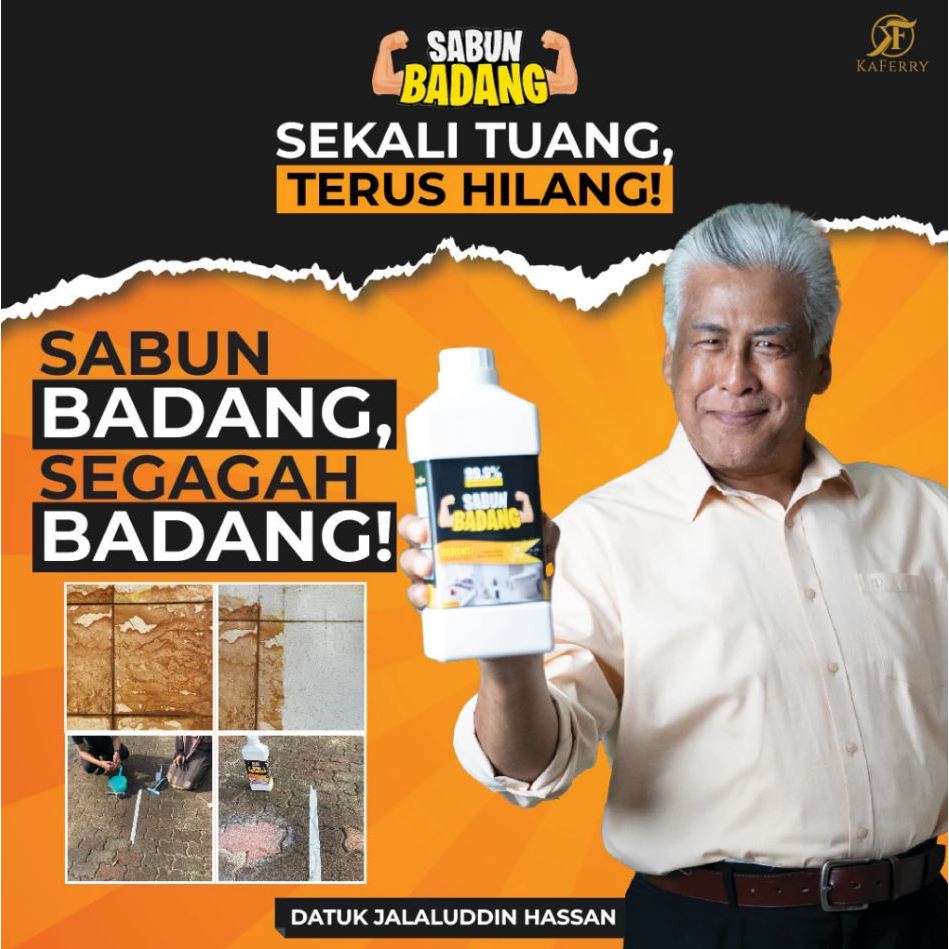 Sabun Badang Stain Remover | Pencuci Lantai Hilang Karat | Lantai ...