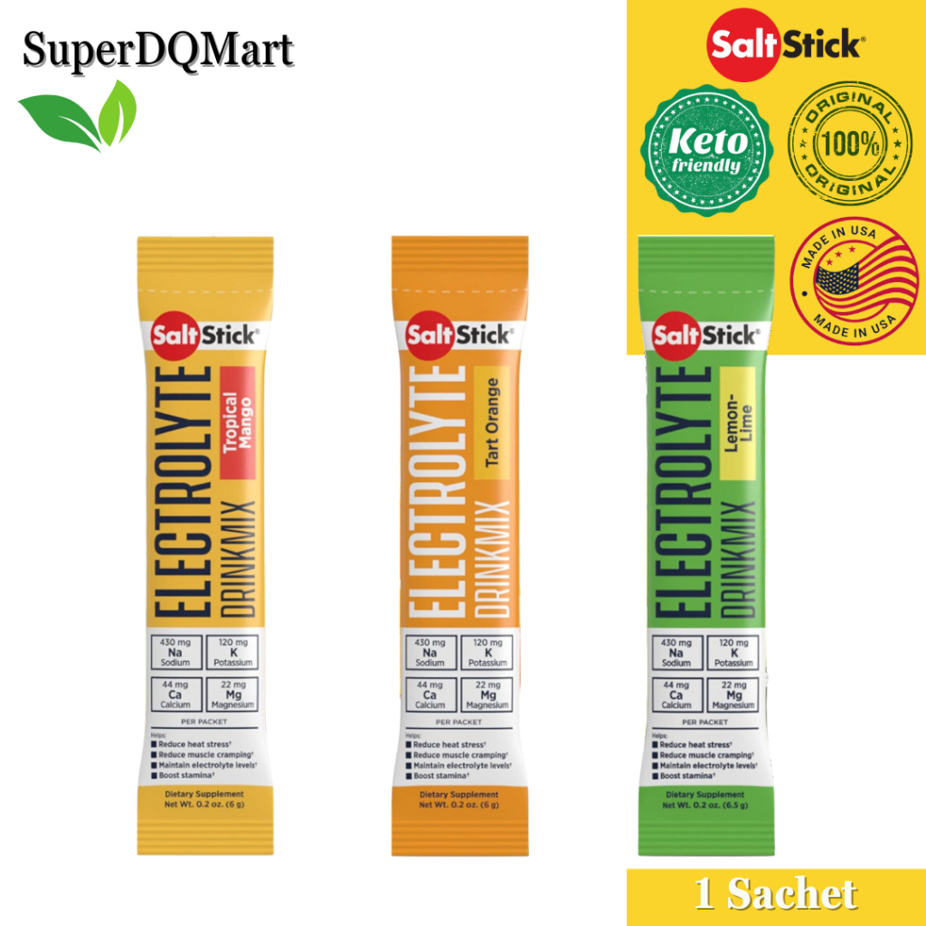 SaltStick DrinkMix Electrolyte Powder 1 Sachet - Vegan | Sugar Free ...