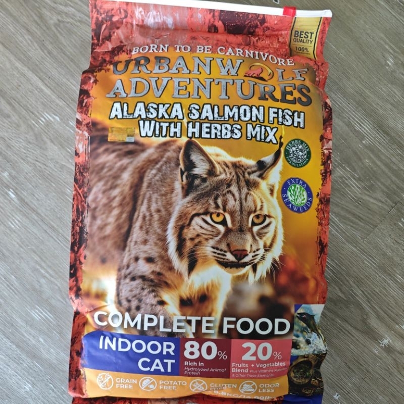 6.8Kg UrbanWolf Grain Free Cat Food.( New packaging)(ship in box) | Shopee Malaysia