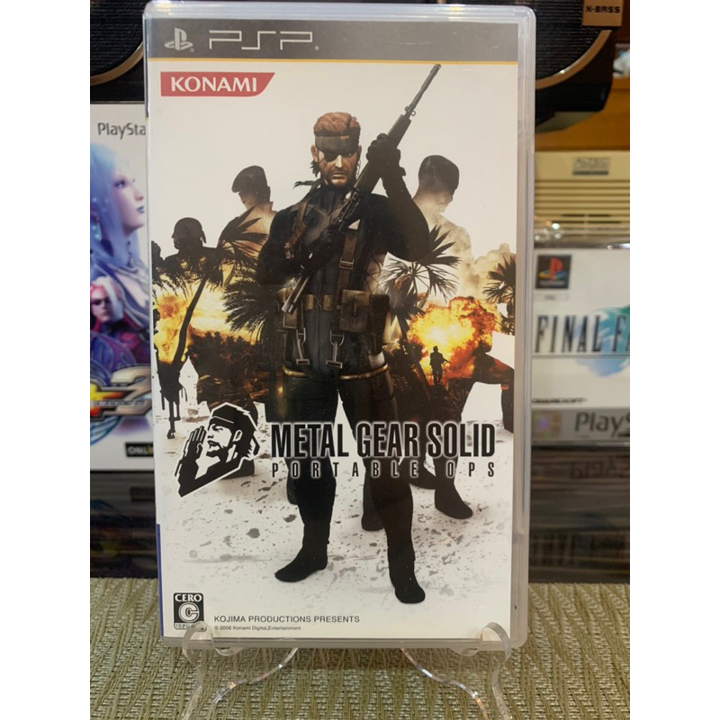 Metal Gear Solid Portable Ops KONAMI PSP Japanese | Shopee Malaysia