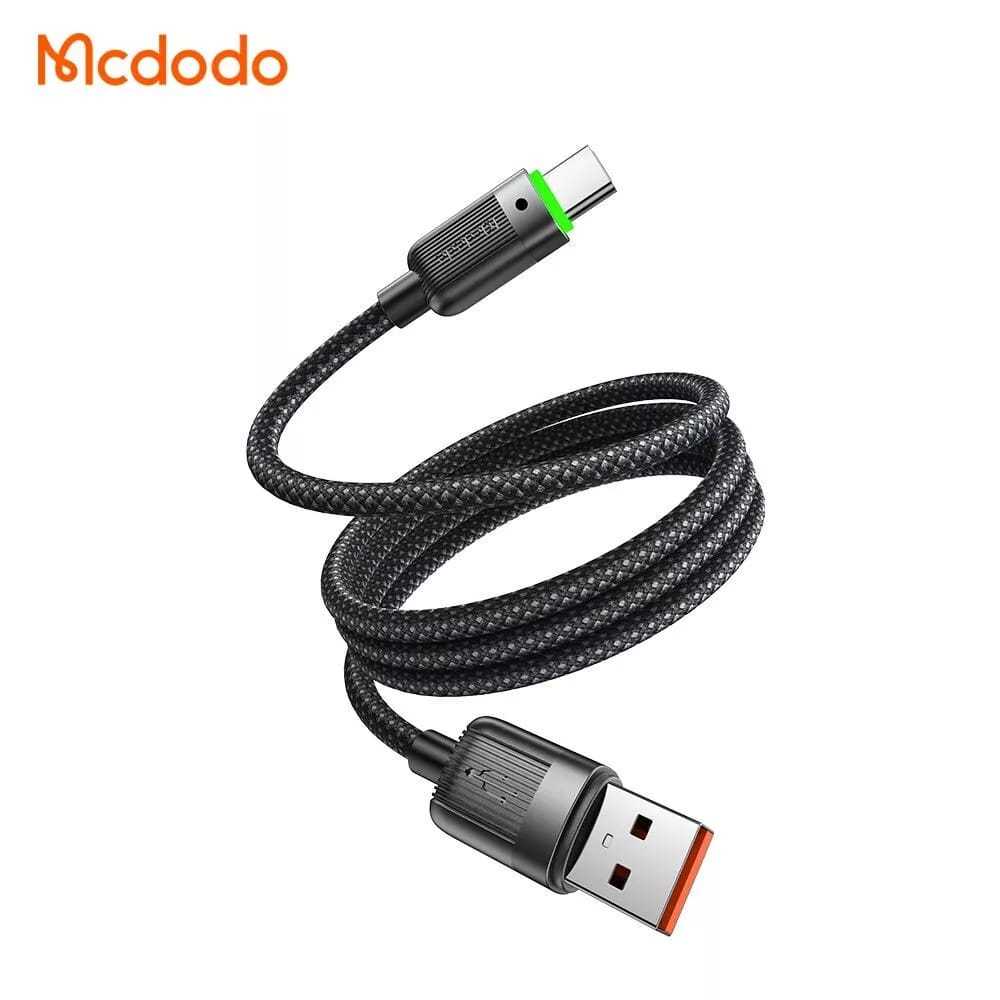 Magnetic Self-Winding Type-C Braided Cable (磁吸收納 LED 捲捲) 👉Magnetic🧲 ...