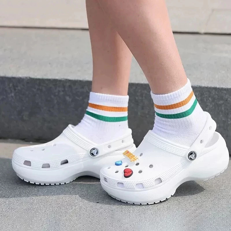 Crocs Classic Platform Original slippers classic Women Thick sole ...