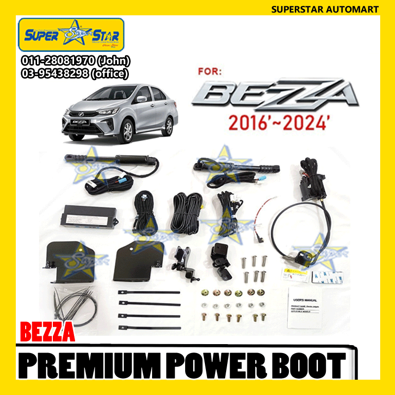 Perodua Bezza 2016 - 2024 Plug & Play Electric Auto Tailgate Power Boot ...