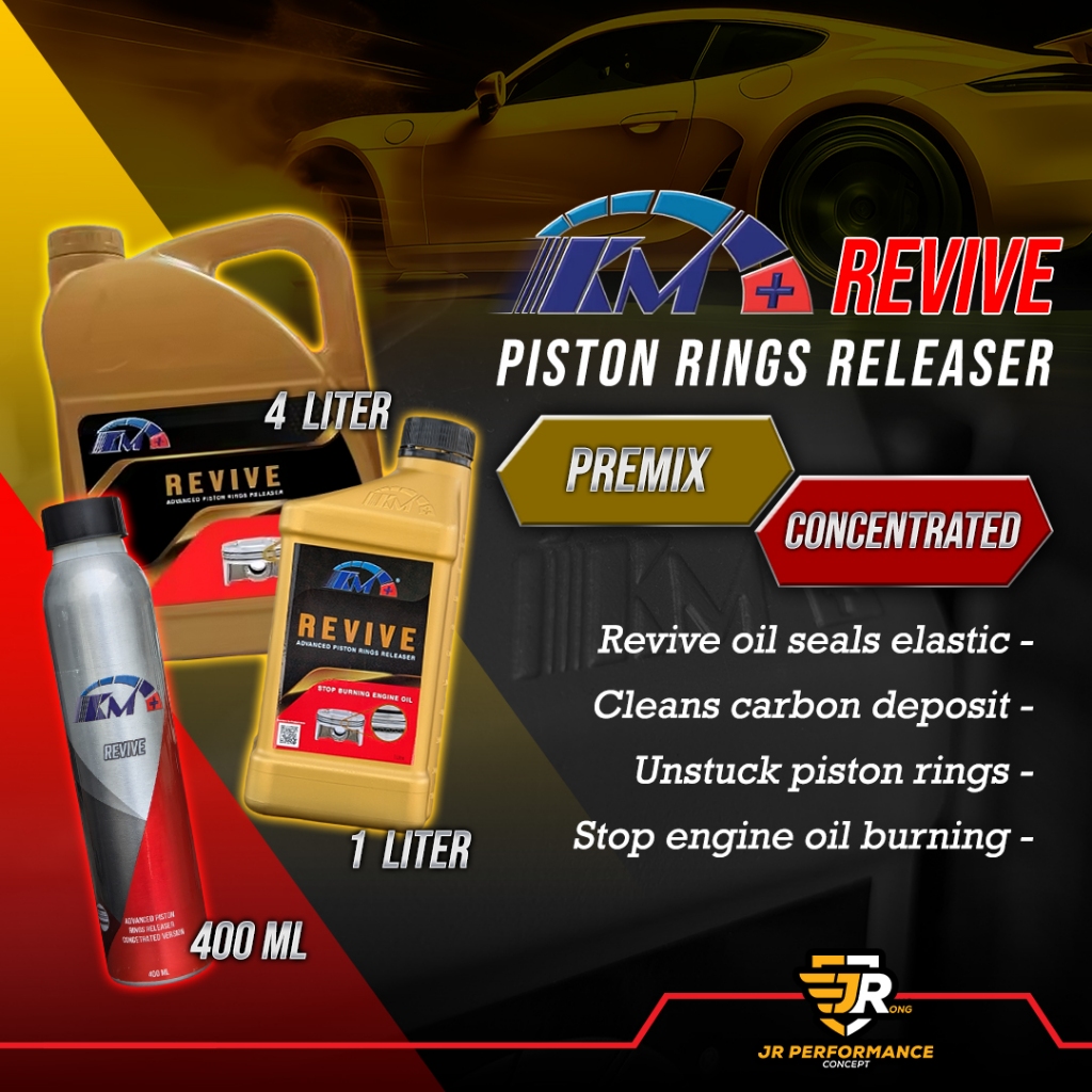 KM+ Revive Advanced Piston Ring Releaser Enjin Treatment Car Service ...