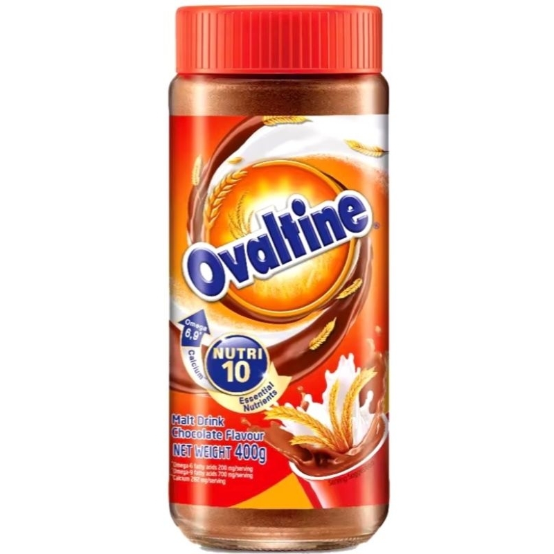 OVALTINE MALT DRINK CHOCOLATE FLAVOUR JAR 400G | Shopee Malaysia