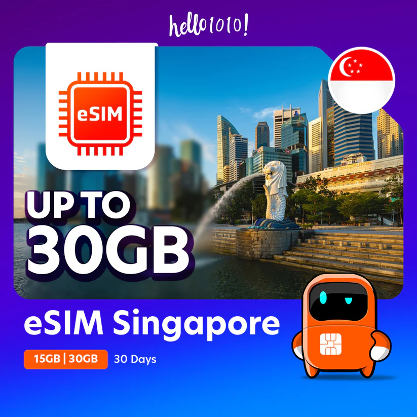 eSIM Singapore (15GB/30GB) | Shopee Malaysia
