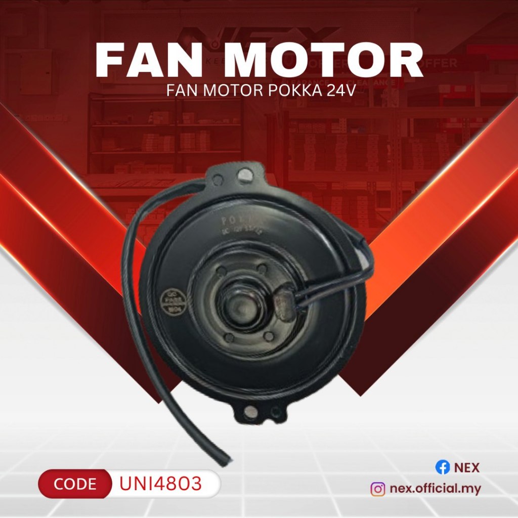 CONDENSER FAN MOTOR POKKA 24V | Shopee Malaysia