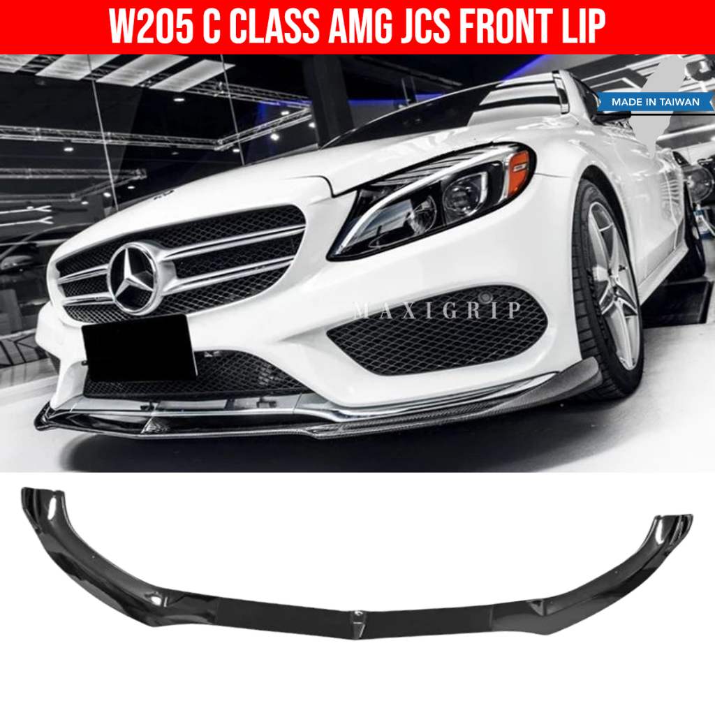 AMG Front lip for W205 Class amg line 15-18 JCS brabus design mercedes ...