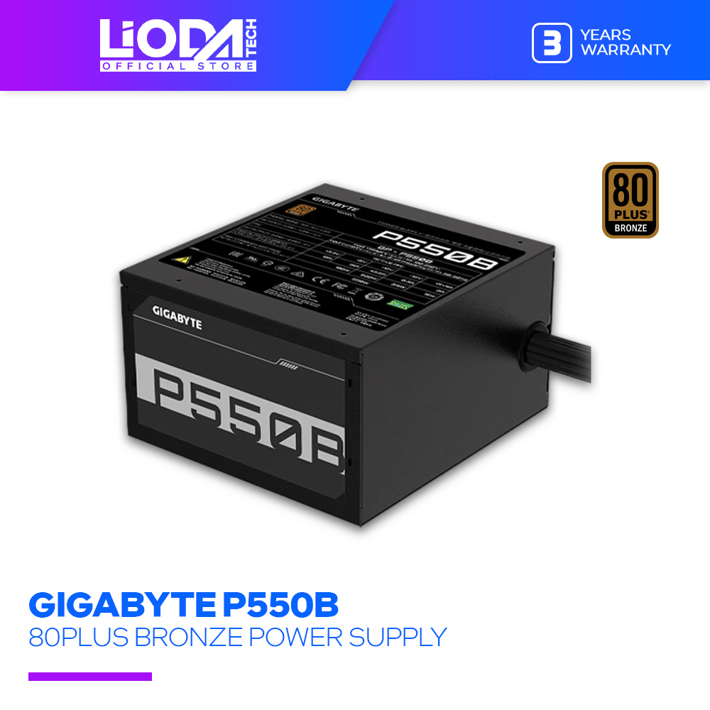 Gigabyte P550B 550W 80PLUS Bronze Power Supply | Shopee Malaysia