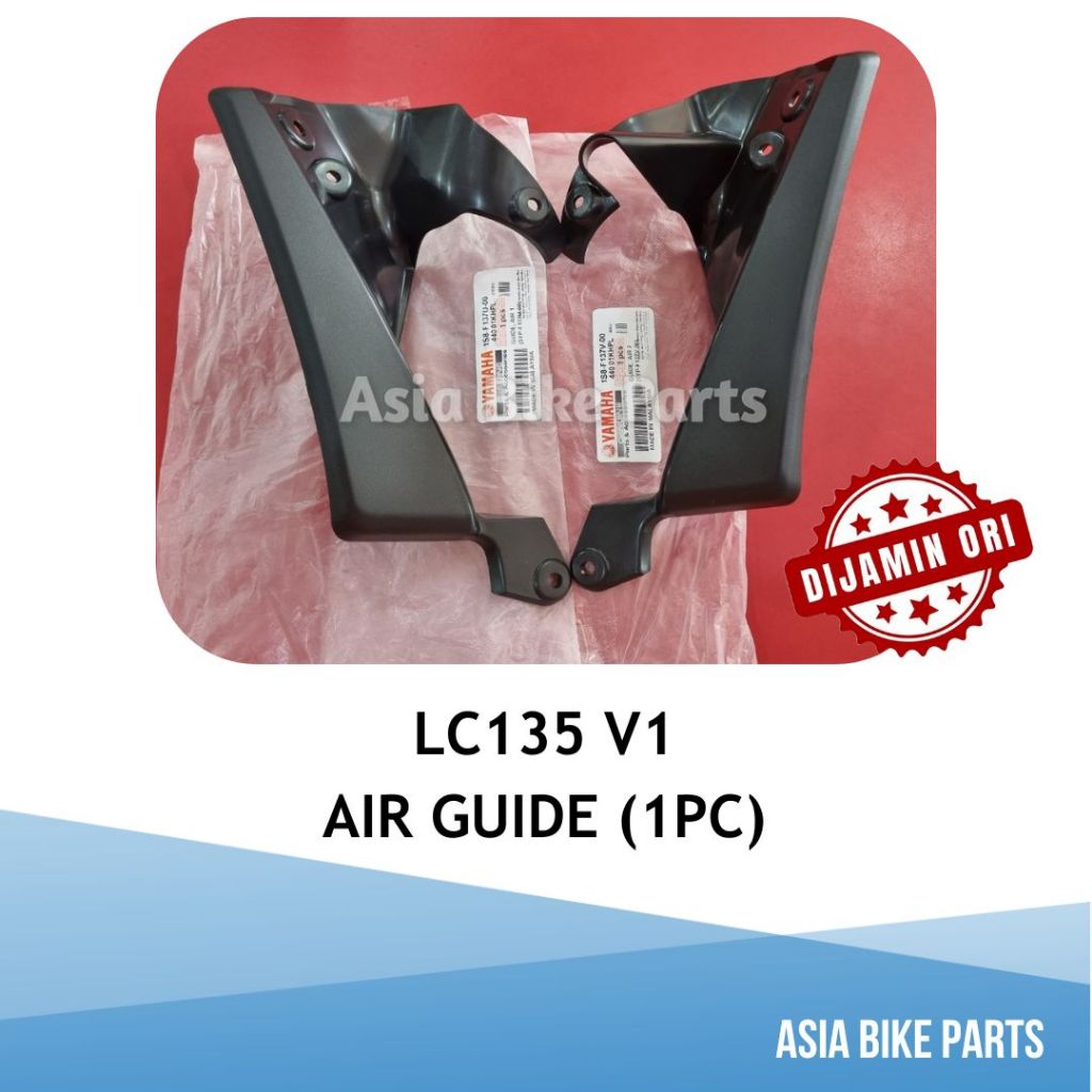 Yamaha Original LC135 V1 Air Guide / Inner Hitam Leg Shield - 1S8-F137U ...
